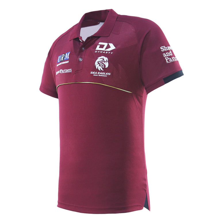 2025 Sea Eagles Mens Maroon Media Polo – Manly Warringah Sea Eagles ...